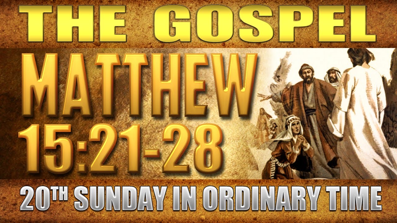 “O woman, great is your faith! Let it be done for you as you wish ...